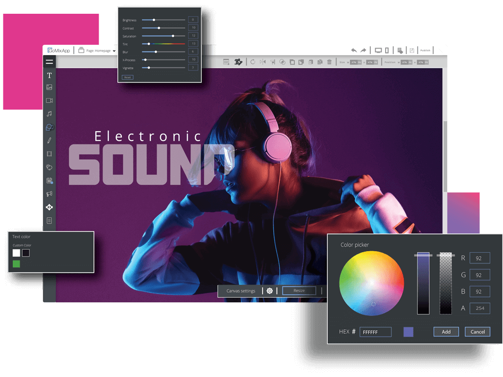 תכונות - GoMixApp