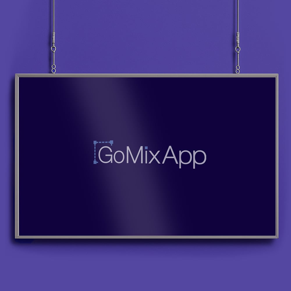 מסך LCD לחלון ראווה - GoMixApp